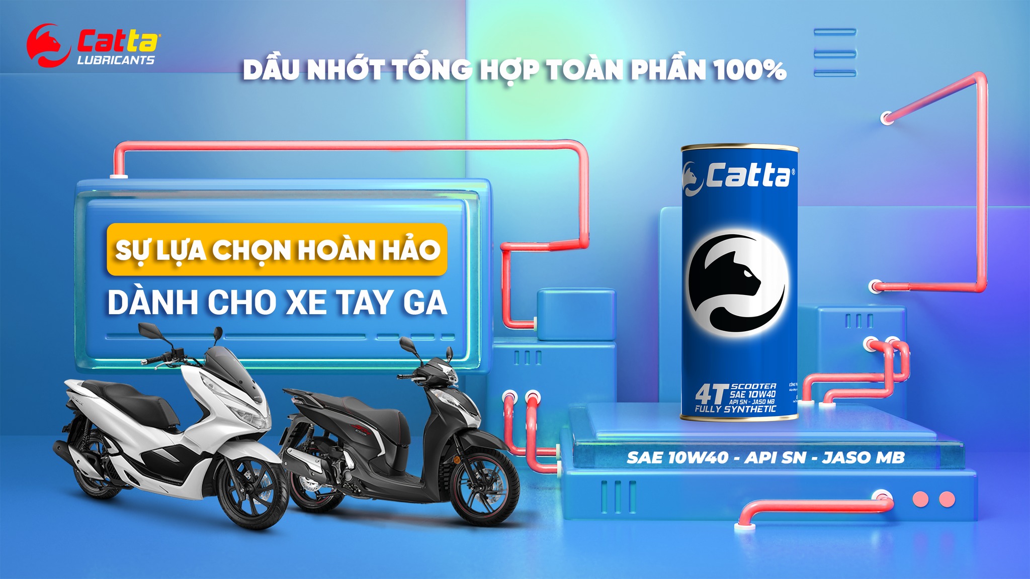 Hướng dẫn cách thay dầu nhớt xe tay ga Airblade - Catta Lubricants